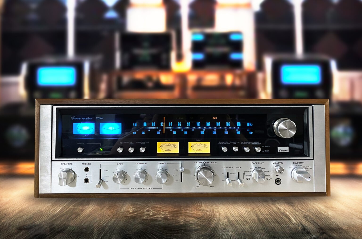 Sansui 9090 receiver - Fully restored/Recapped/All new lights - 1 year ...