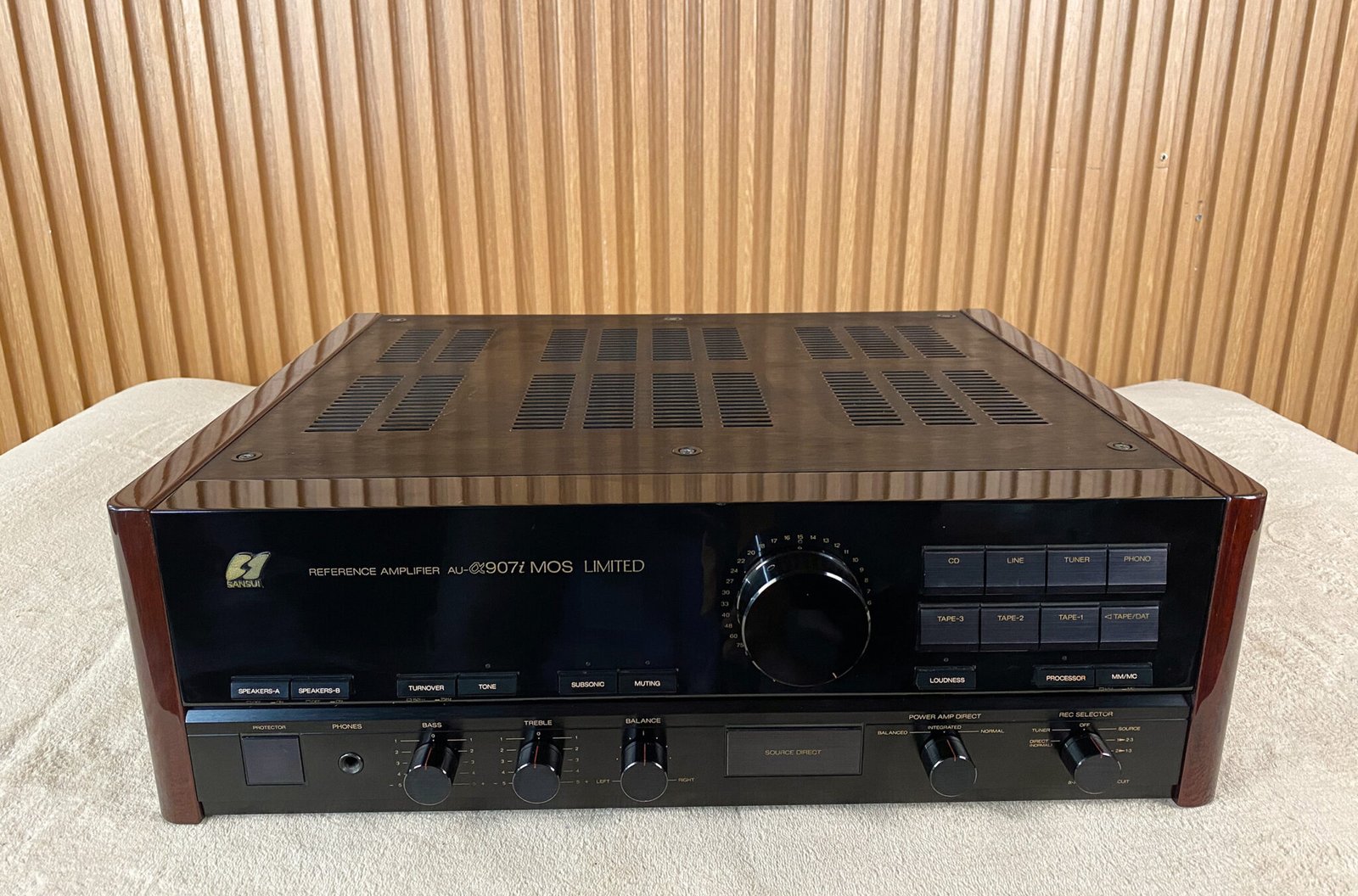 Sansui Au-α907i Mos - Limited Reference Stereo Integrated Amplifier ...