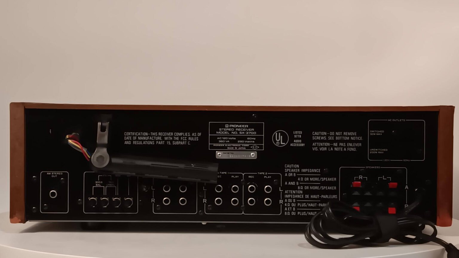NEAR MINT PIONEER SX-3700 VINTAGE RECEIVER – FULLY RESTORED – 1-YEAR ...