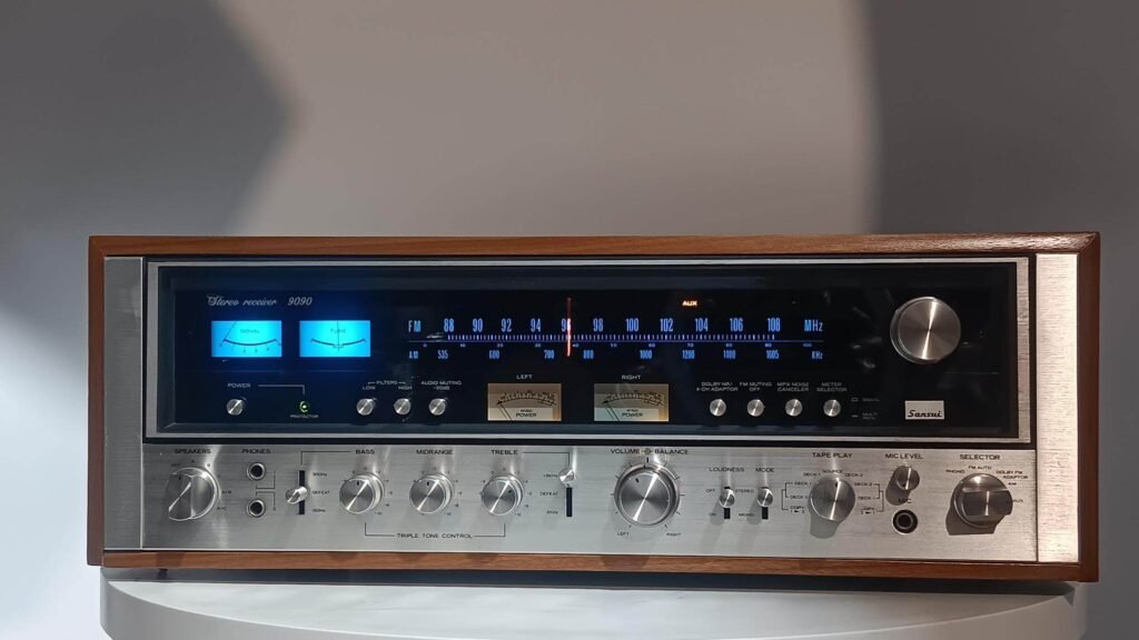 💥 VERY GOOD SANSUI 9090 VINTAGE RECEIVER – 1-YEAR WARRANTY - 110W PER ...