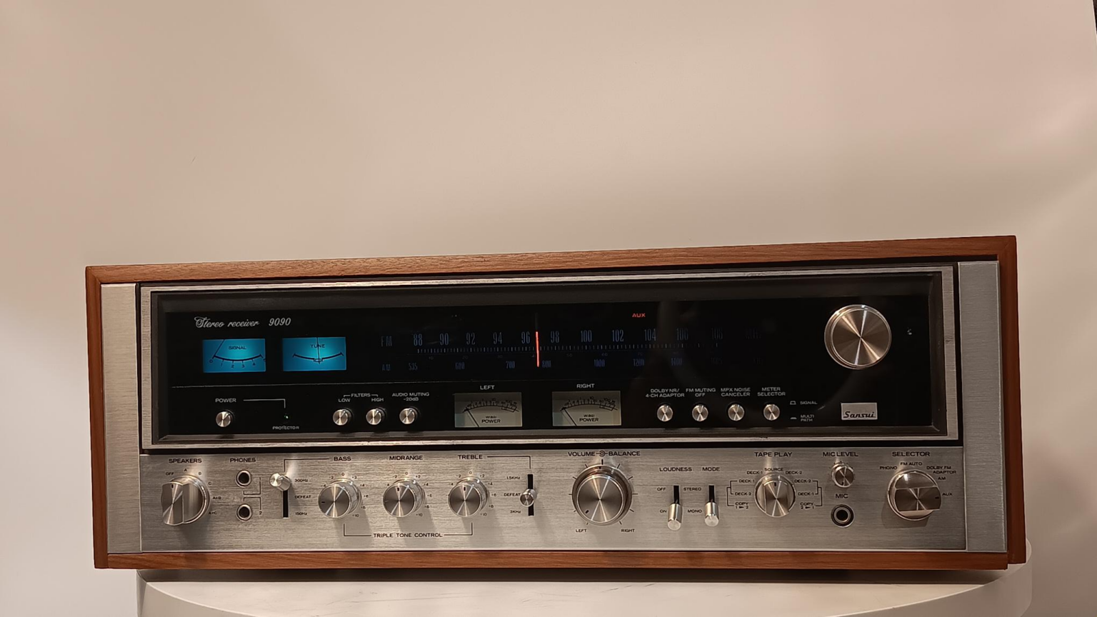 💎 EXCELLENT SANSUI 9090 VINTAGE RECEIVER – 1-YEAR WARRANTY - LEGENDARY ...
