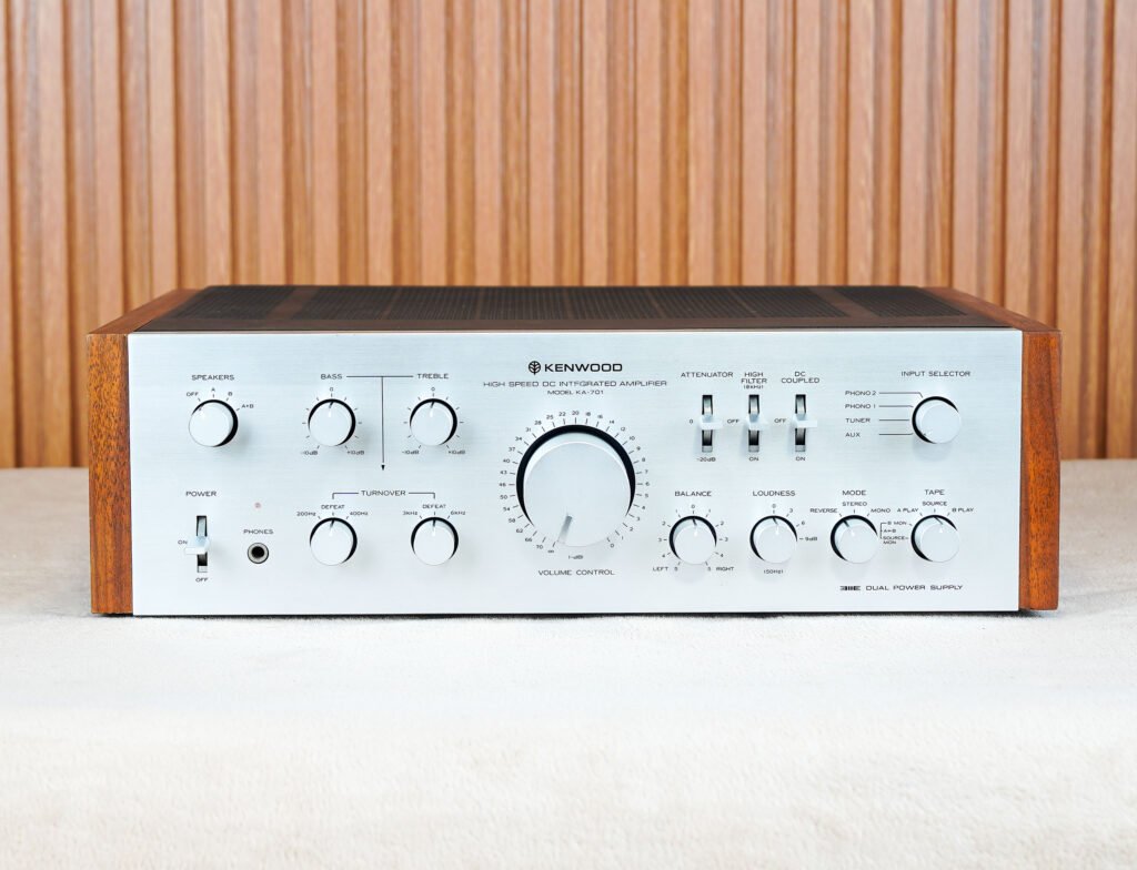 EXCELLENT KENWOOD KA-701 VINTAGE AMPLIFIER – 1-YEAR WARRANTY - HQaudios