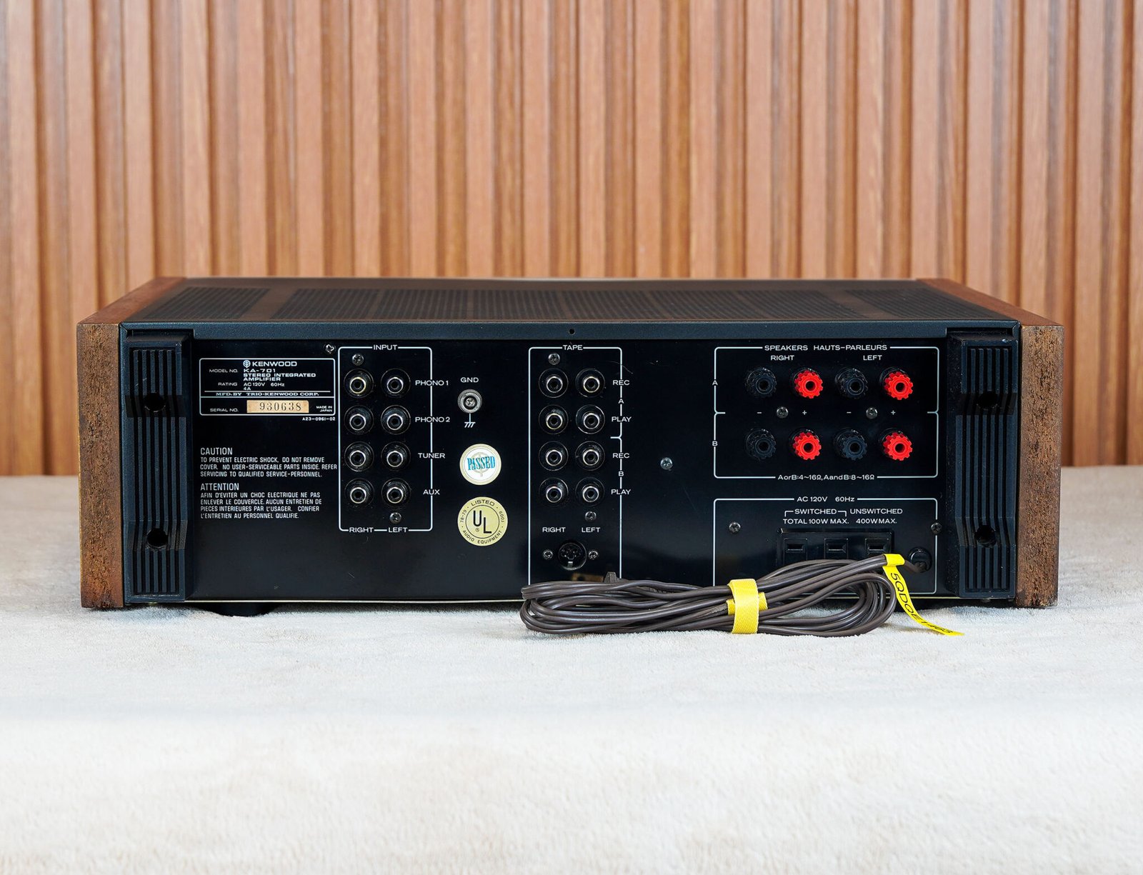 EXCELLENT KENWOOD KA-701 VINTAGE AMPLIFIER – 1-YEAR WARRANTY - HQaudios