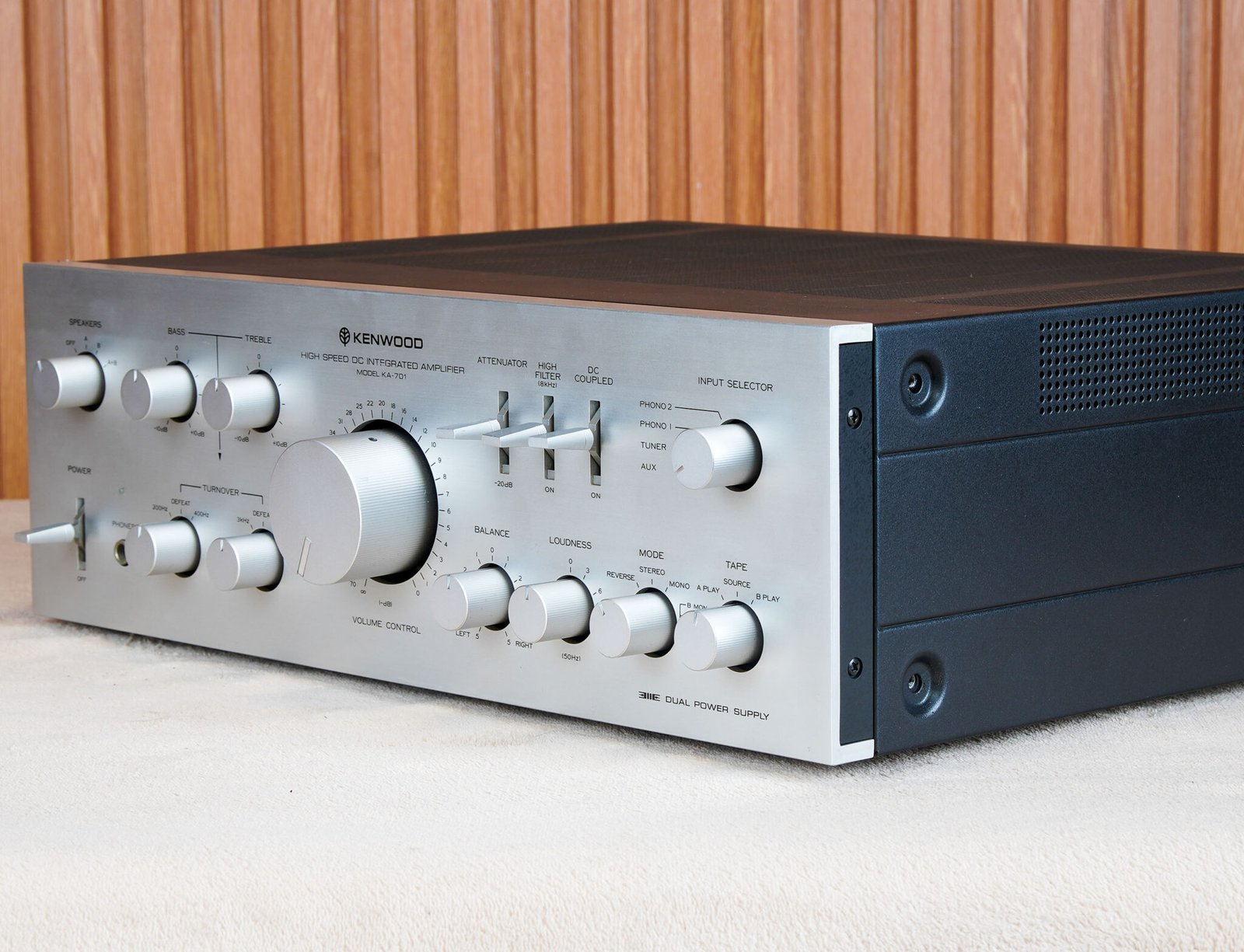 EXCELLENT KENWOOD KA-701 VINTAGE AMPLIFIER – 1-YEAR WARRANTY - HQaudios