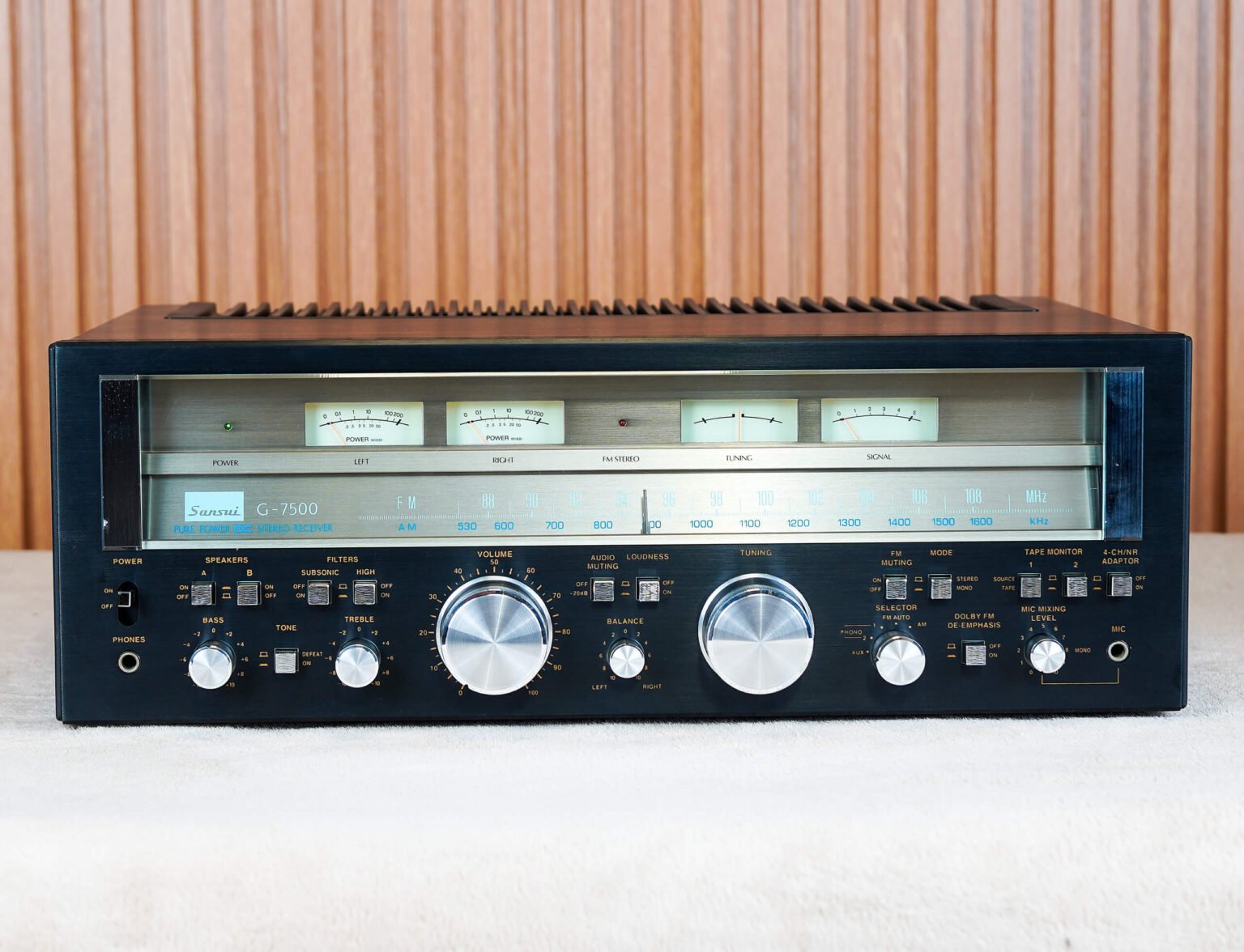 EXCELLENT SANSUI G-7500 VINTAGE RECEIVER – 1-YEAR WRT – CONTROLLED ...