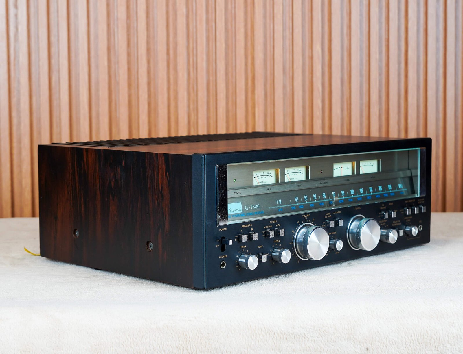 EXCELLENT SANSUI G-7500 VINTAGE RECEIVER – 1-YEAR WRT – CONTROLLED ...