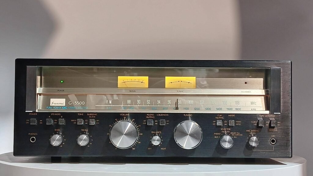 EXCELLENT SANSUI G-5500 RECEIVER – 1-YEAR WRT – QUARTZ LOCKED TUNER ...