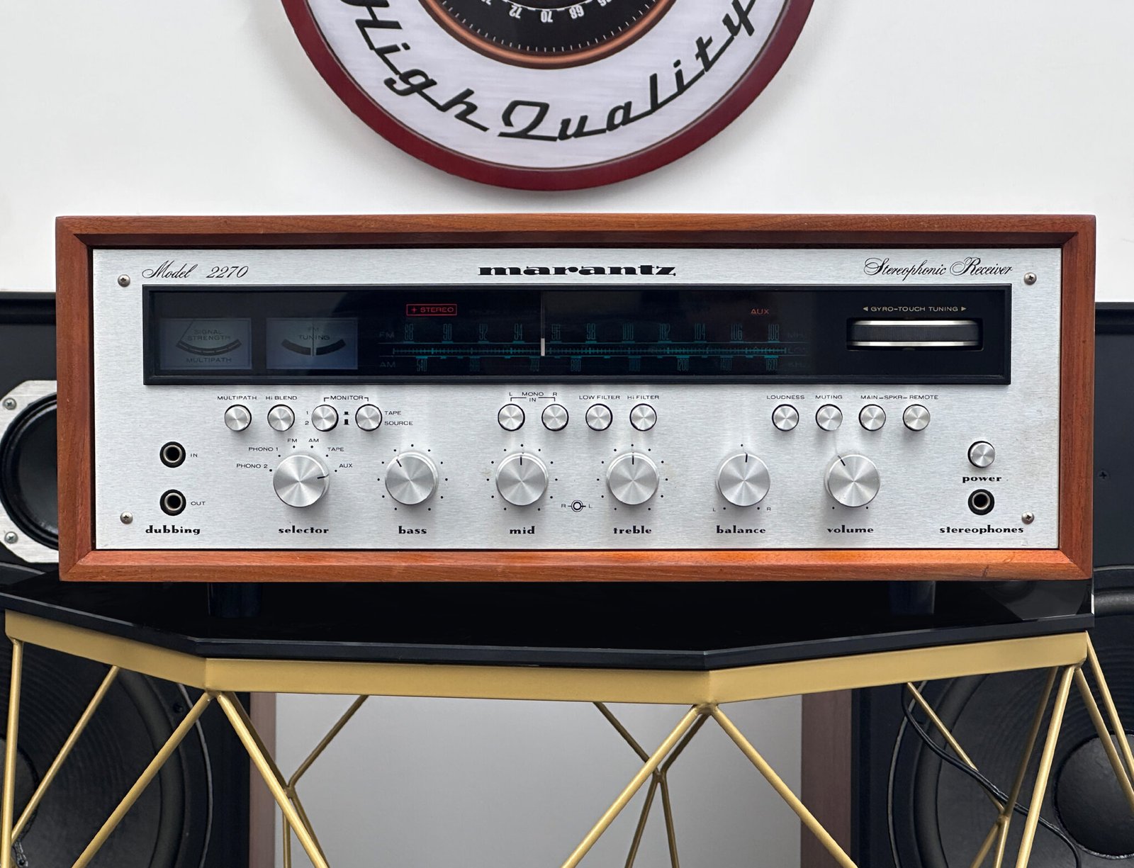 EXCELLENT MARANTZ 2270 STEREO RECEIVER – SILVER FACE ICON – 1-YEAR ...